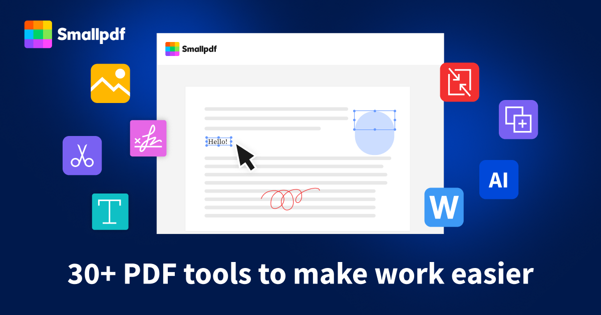 Todas as ferramentas do Smallpdf - Converter, comprimir e editar PDFs ...